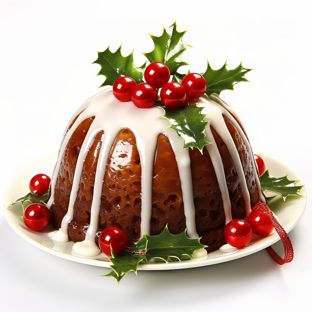 Christmas PUDDING | Clipart Bundle 2 | 300 Dpi High Quality ...
