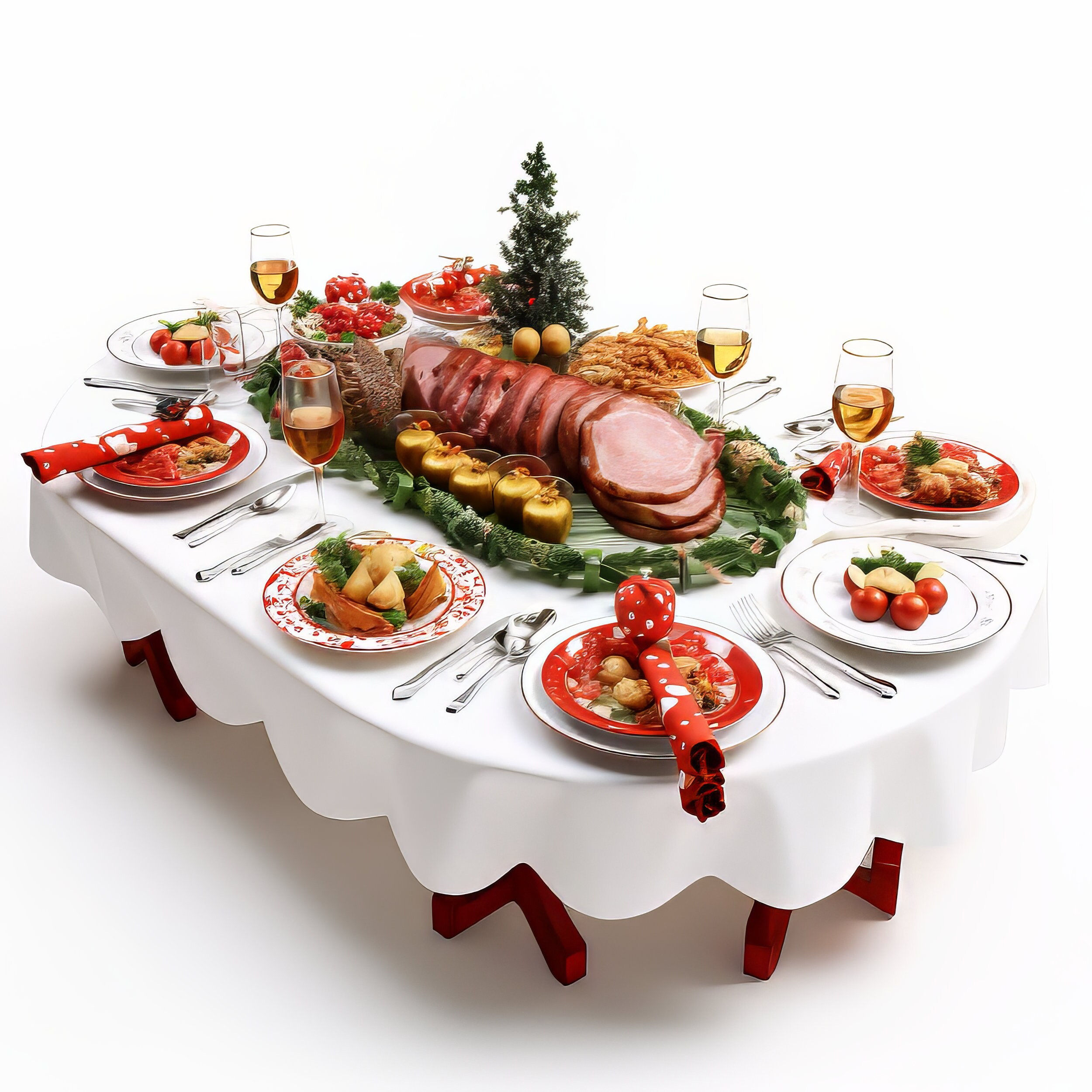 Christmas DINNER | Clipart Bundle 1 | 300 Dpi High Quality | Commercial ...
