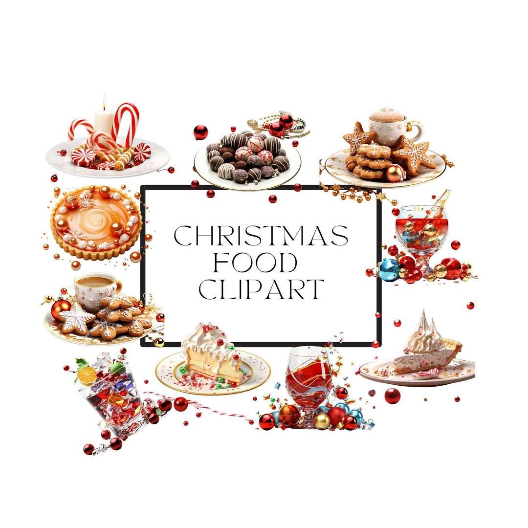 Christmas SWEETS 3 | Clipart Bundle | 300 Dpi High Quality | Commercial ...
