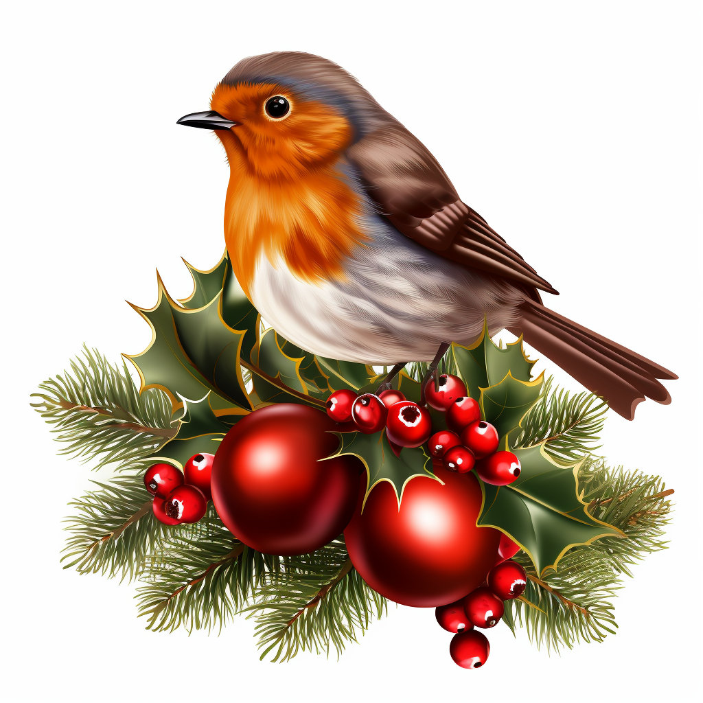 Christmas Birds 4 Clipart Bundle 300 Dpi High Quality Commercial Use 10 ...