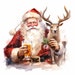 CHRISTMAS Santa is Done Clipart Bundle | High Quality Png's | Instant ...