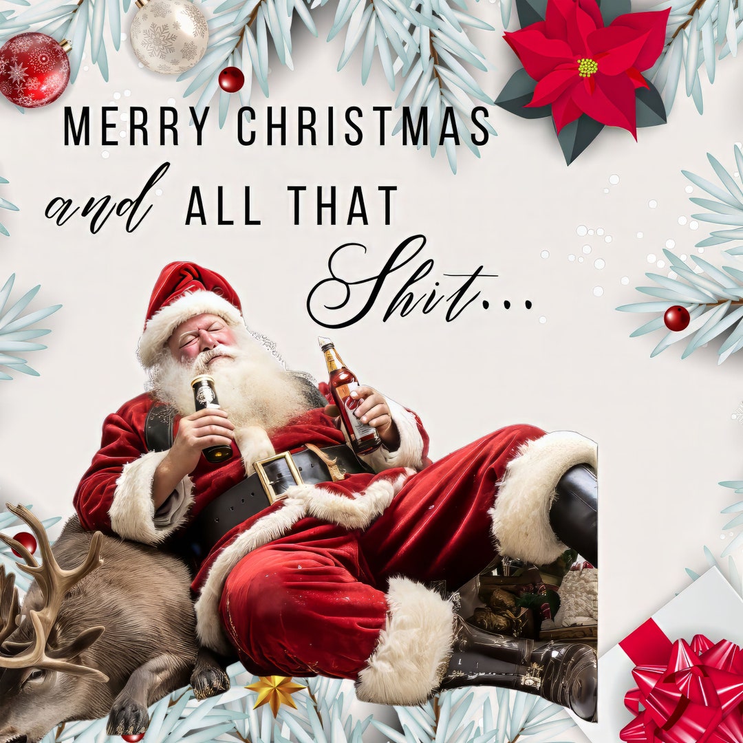 CHRISTMAS Santa is Done Clipart Bundle | High Quality Png's | Instant ...