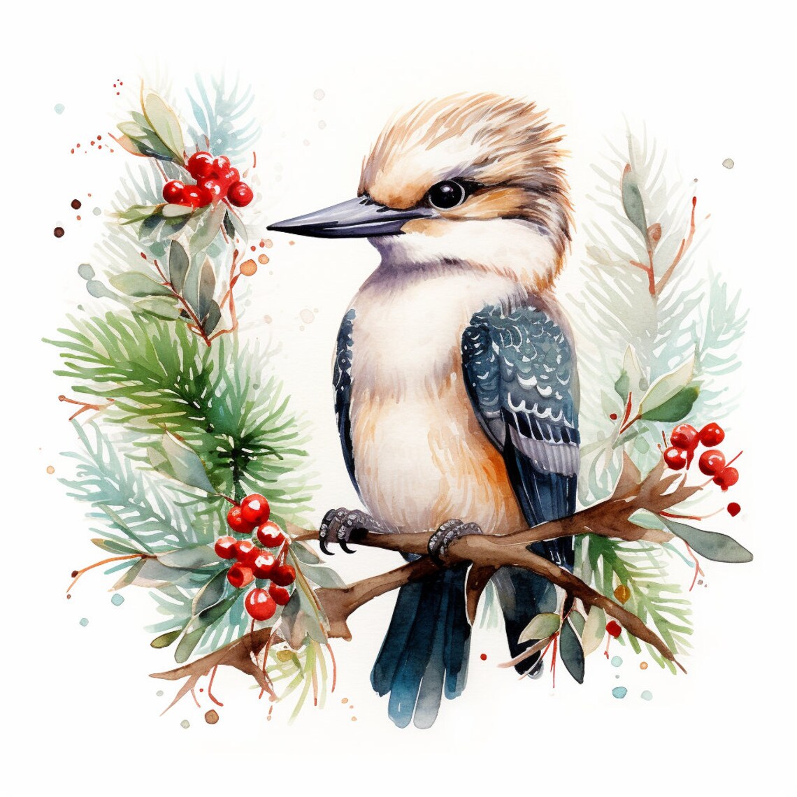 Christmas Birds 4 Clipart Bundle 300 Dpi High Quality Commercial Use 10 ...
