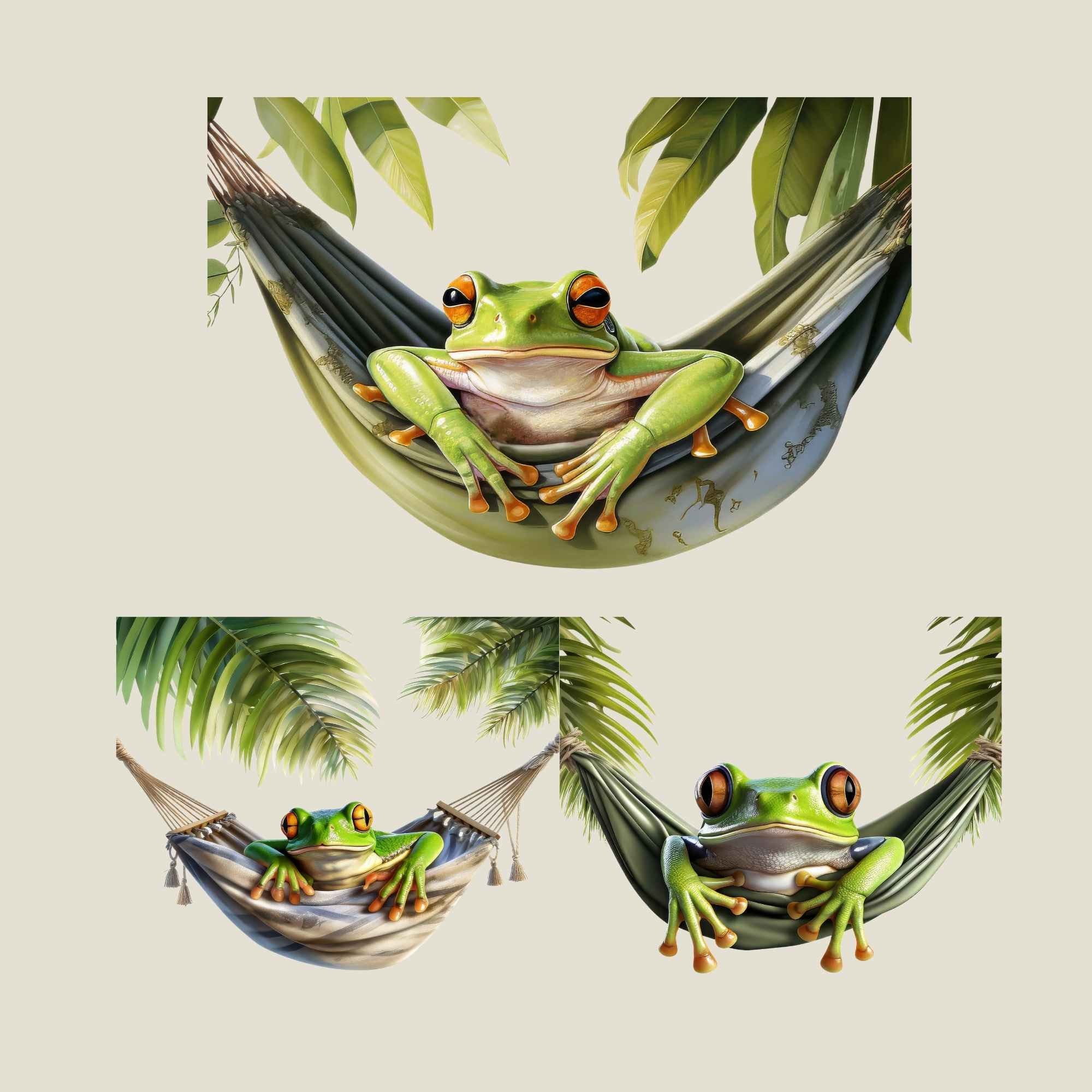 Lazy Green Tree Frogs Lounging Around 20 Png Images High Quality 300 ...