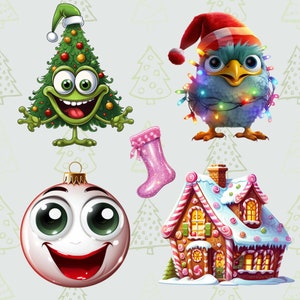 Christmas Clipart Bundle 2b | 300 Dpi High Quality | Commercial Use ...