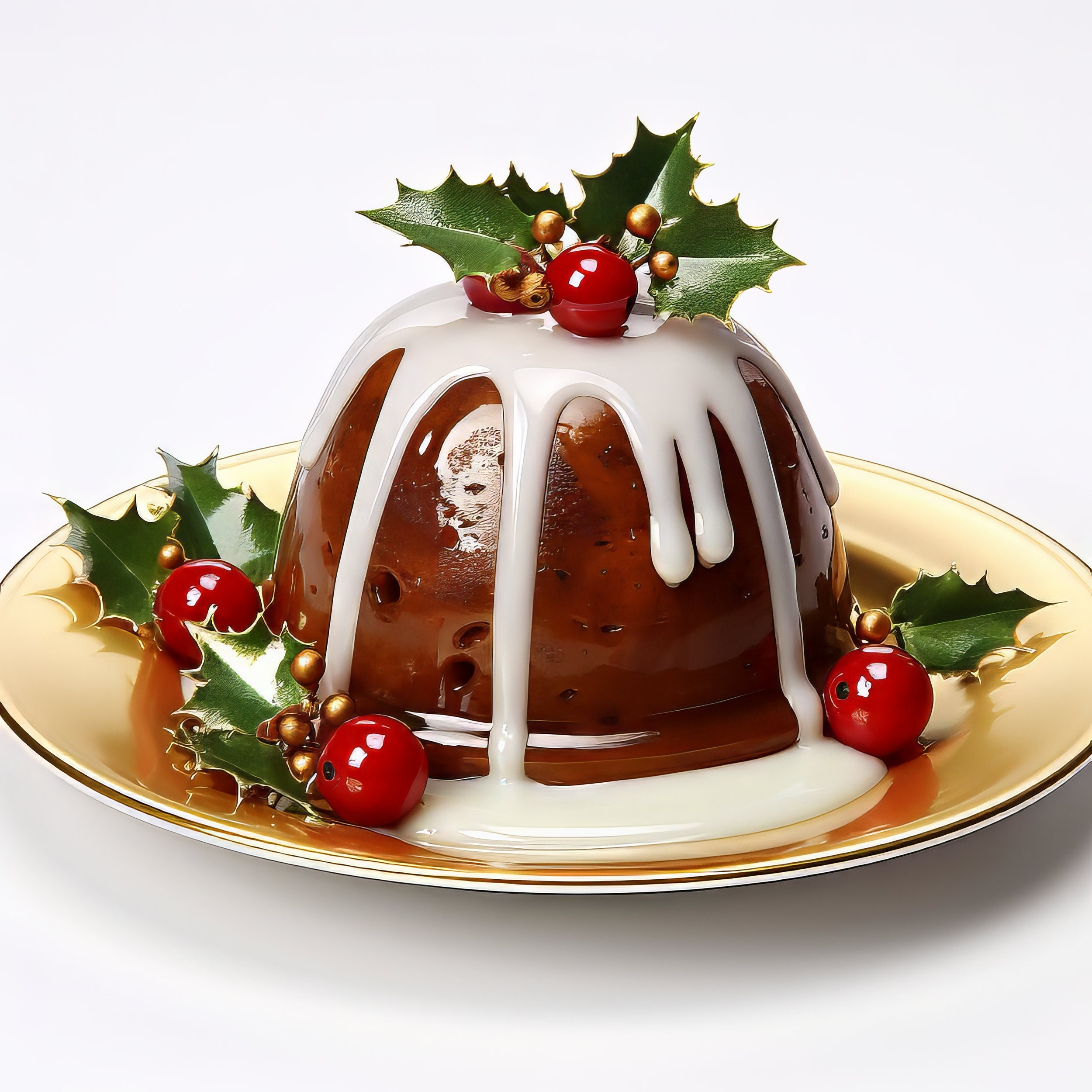 Christmas PUDDING Clipart Bundle 2 300 Dpi High Quality Commercial Use ...