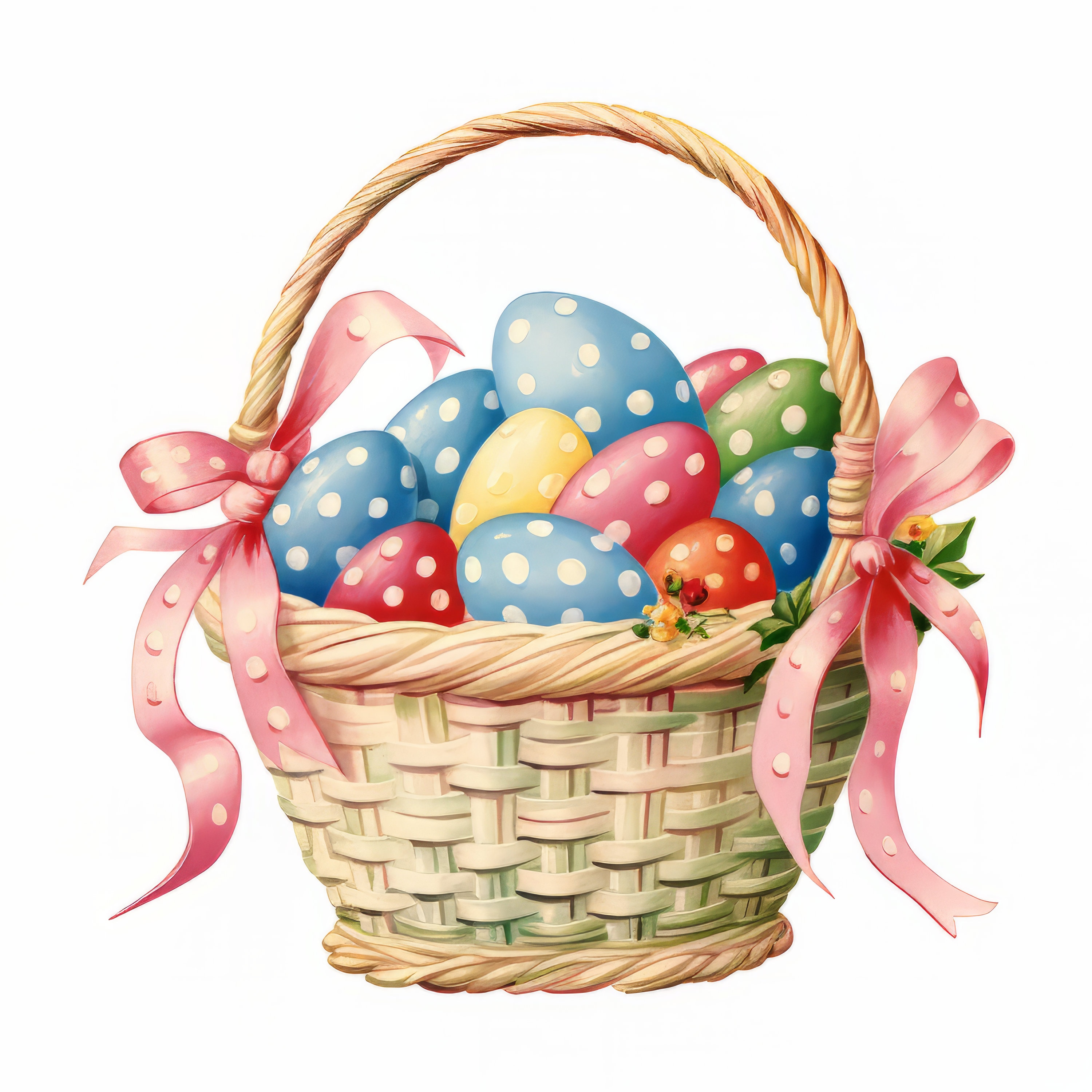 EASTER - Easter Baskets Clipart Bundle 1 | High Quality Png's | 300 DPI ...