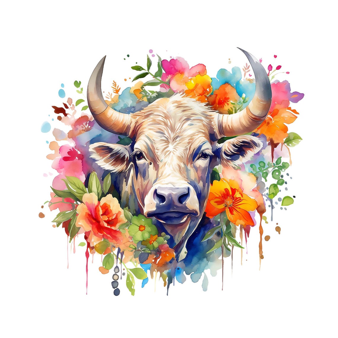 Transparent Background Water Buffalo Clipart Bundle 10 - Etsy