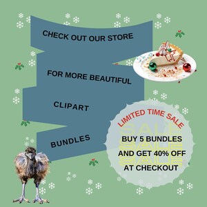 Christmas TREES | Clipart Bundle 3 | 300 Dpi High Quality | Commercial ...