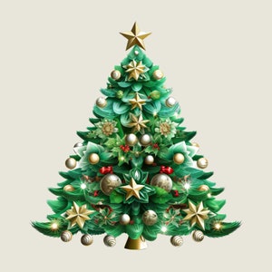 Christmas TREES | Clipart Bundle 3 | 300 Dpi High Quality | Commercial ...