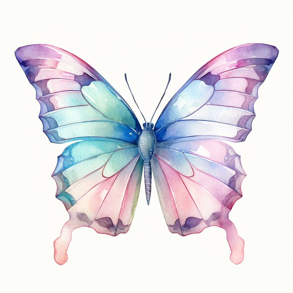 Watercolor Butterflies Clipart Bundle 3 | High Quality Png's | 300 DPI ...