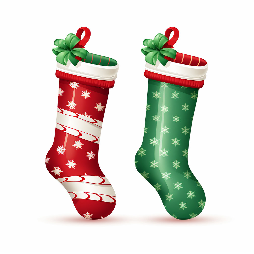 Christmas Stockings Clipart Bundle 1 | 300 Dpi High Quality ...