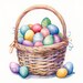 EASTER Easter Baskets Clipart Bundle 1 High Quality Png's 300 DPI ...