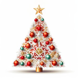 Christmas TREES | Clipart Bundle 2 | 300 Dpi High Quality | Commercial ...