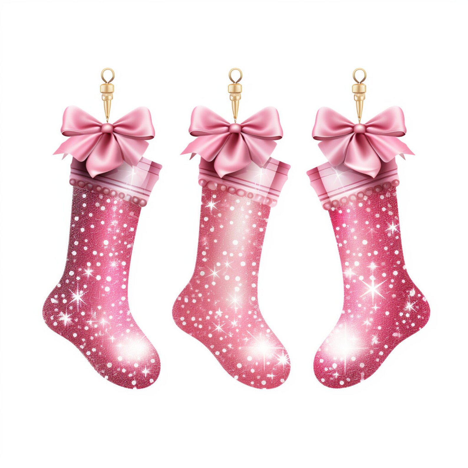 Christmas Stockings Clipart Bundle 1 | 300 Dpi High Quality ...
