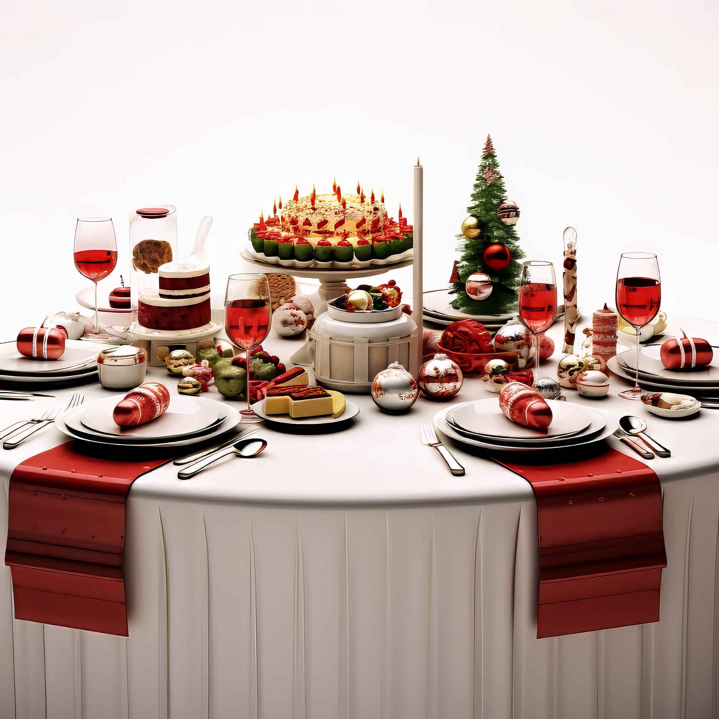 Christmas DINNER | Clipart Bundle 1 | 300 Dpi High Quality | Commercial ...