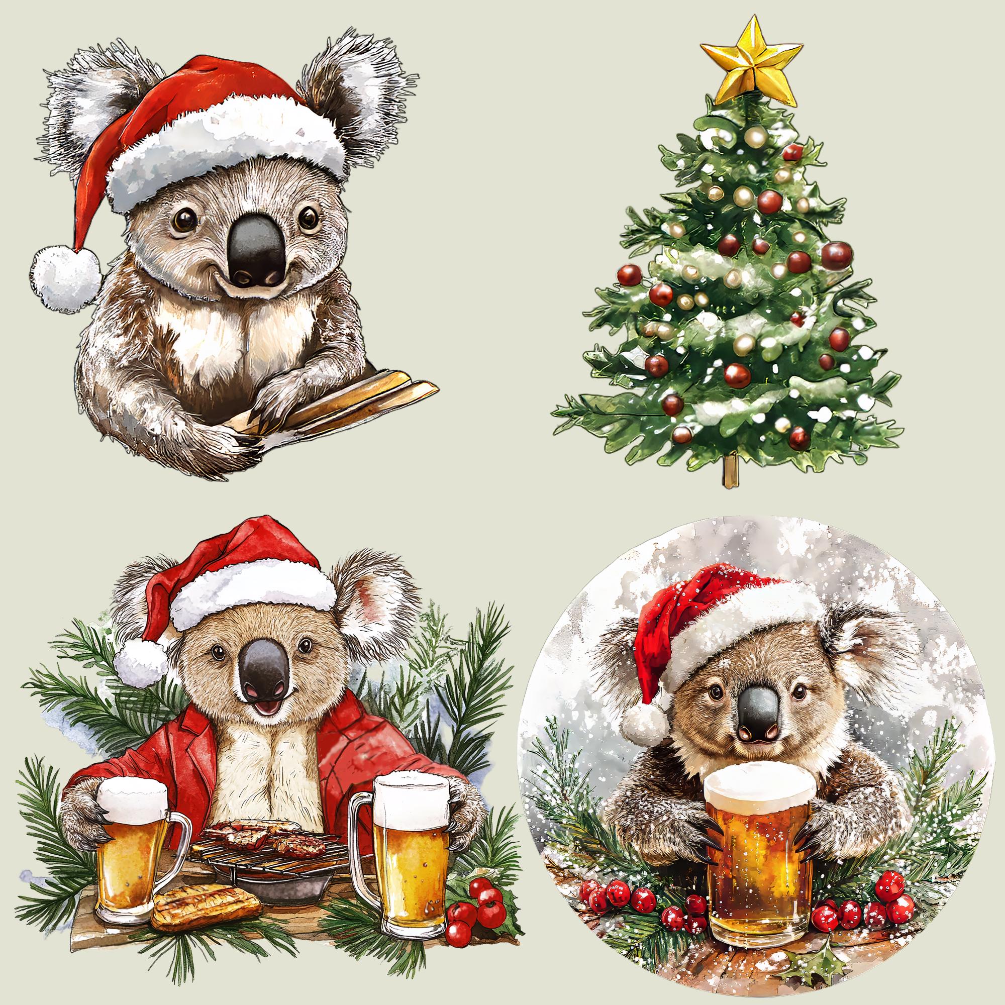 AUSTRALIAN CHRISTMAS Clipart Bundle 300 Dpi High Quality Christmas ...