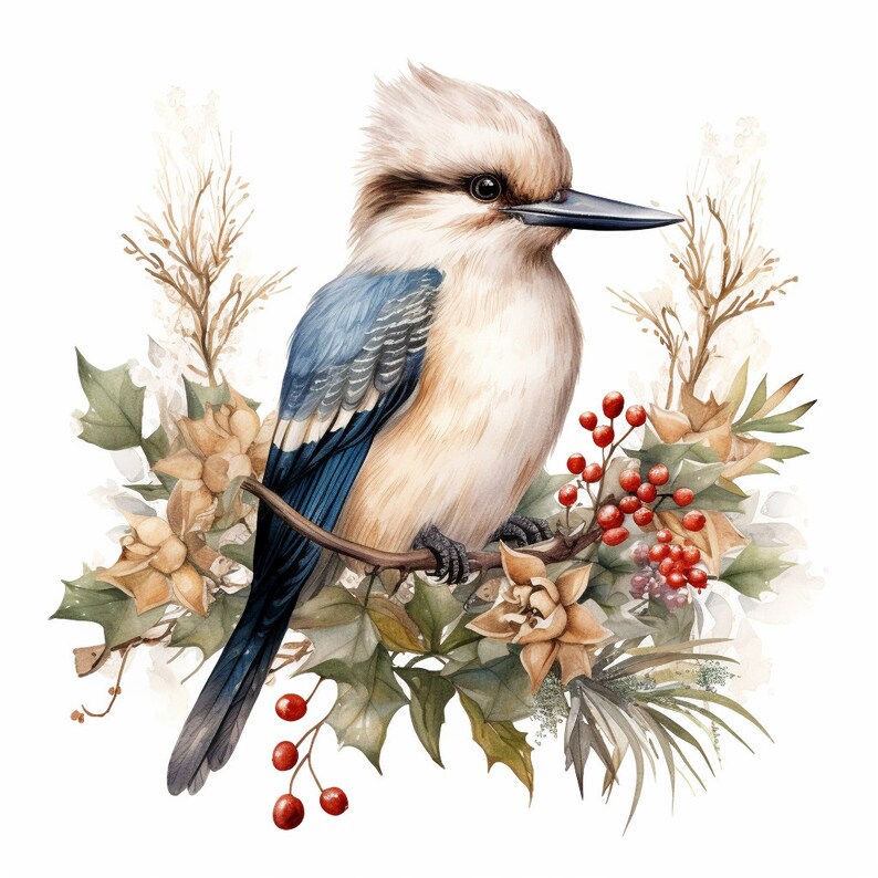 Christmas Birds 4 Clipart Bundle 300 Dpi High Quality Commercial Use 10 ...