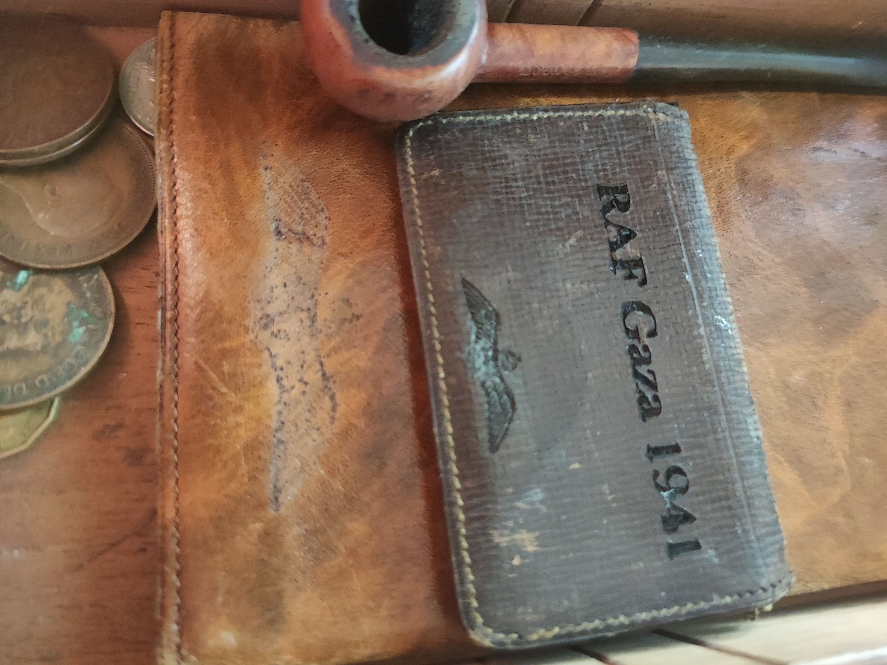 WW2 British RAF Gaza Palestine 1941 Two Wallets in Metal Box - Etsy ...