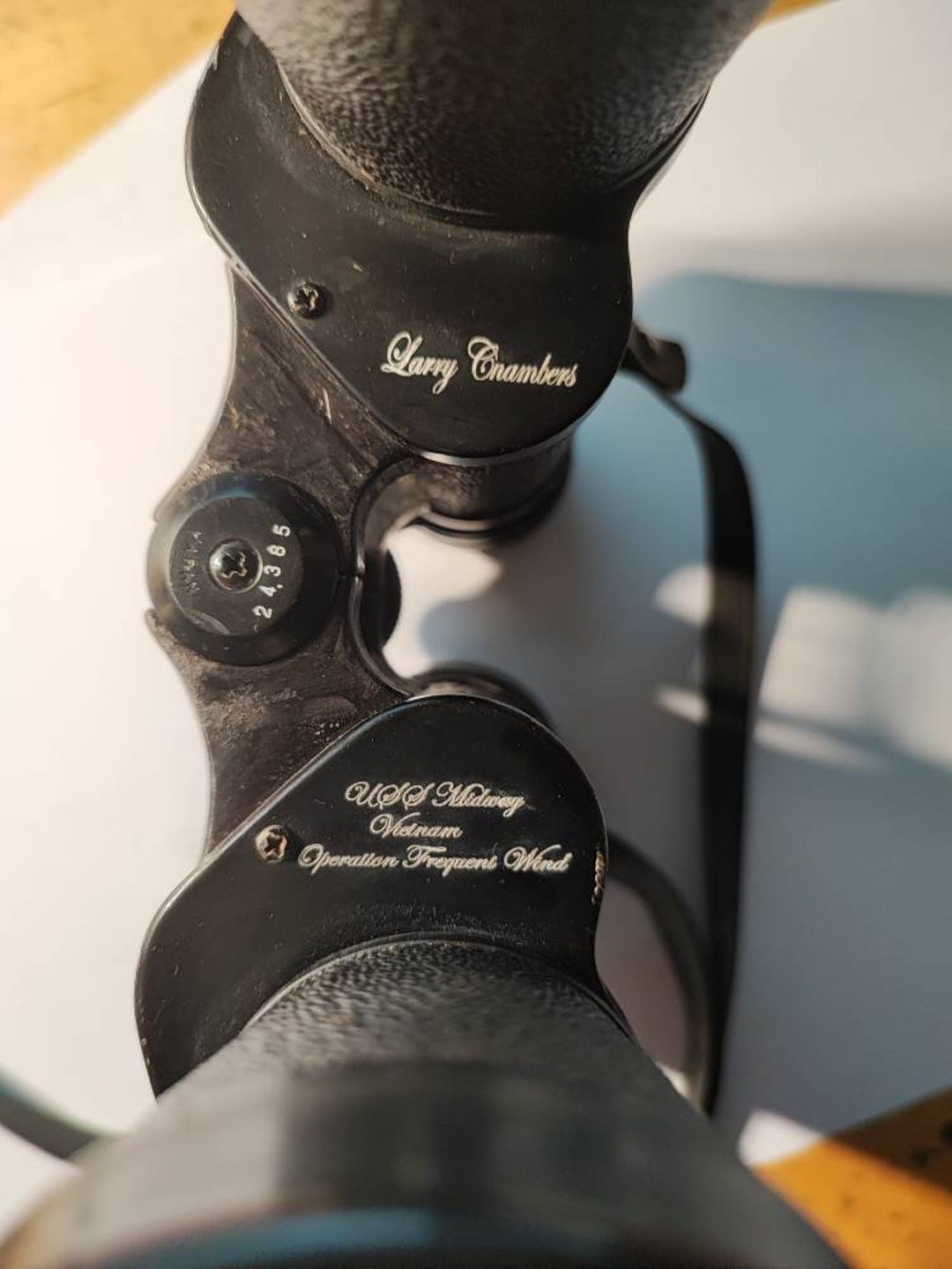 Vietnam War U.S Army Larry Enambers USS Midway Aircraft Carrier Larry ...