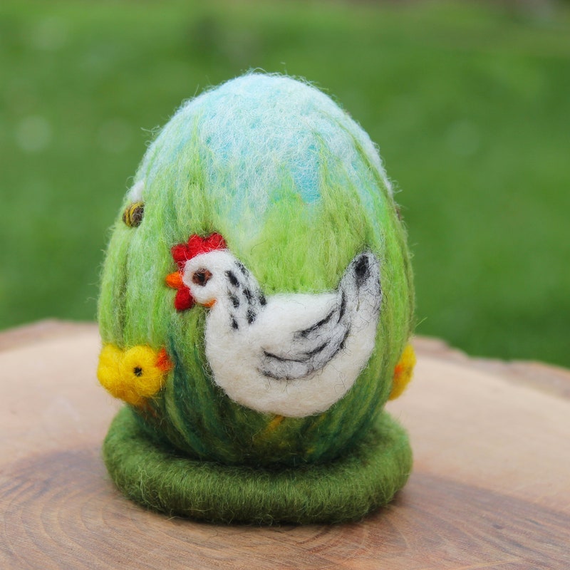 Needle Felted Eggs - Etsy