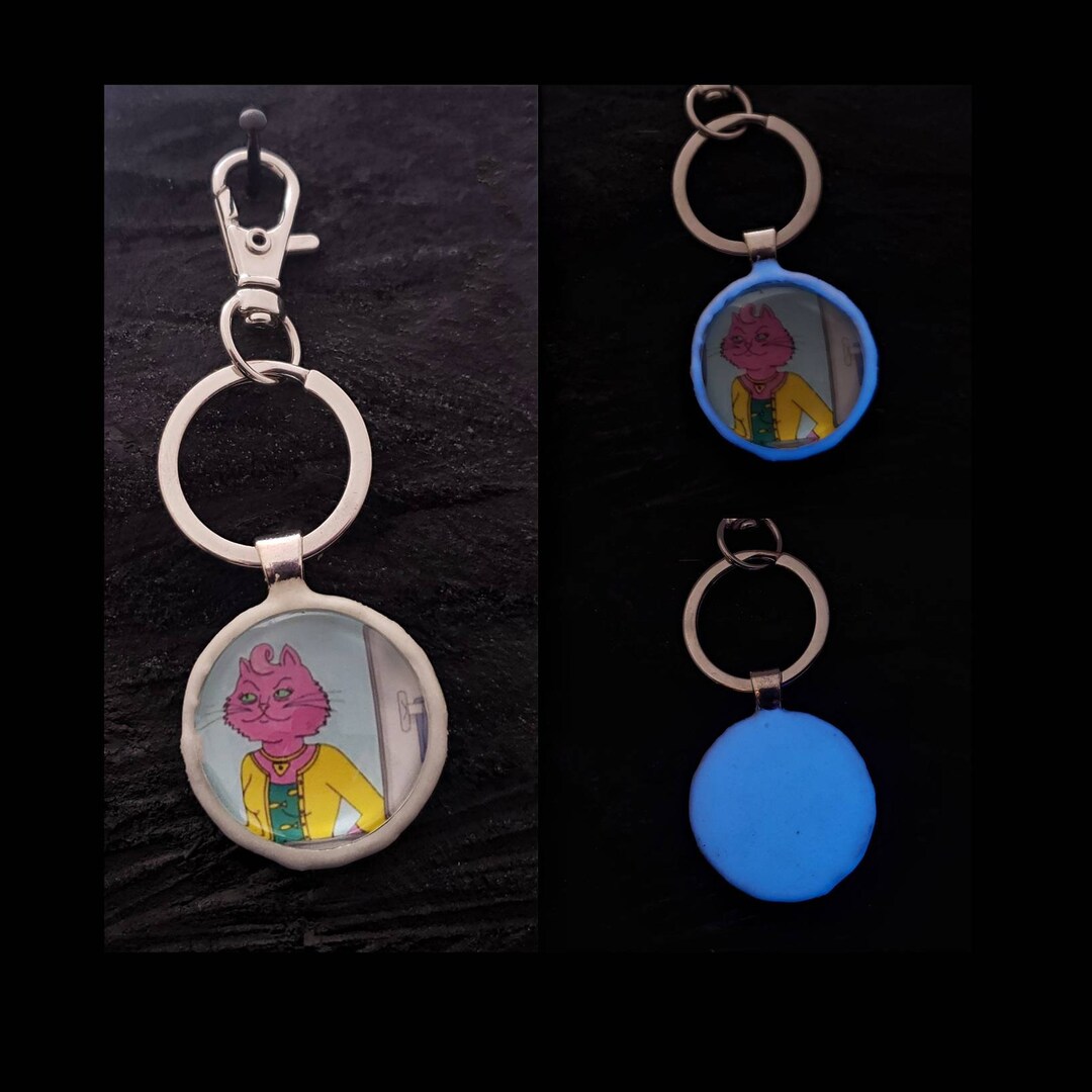 Princess Carolyn / Bojack Horseman / Glow in the Dark Keychain - Etsy