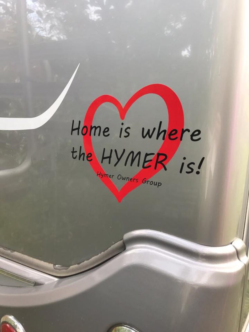 Hymer Owners Group Sticker Set Printed to Order on Waterproof - Etsy