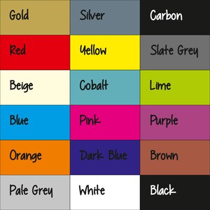 Motorhome Name Stickers, Choose From 18 Colours, 10 Fonts and 8 Sizes ...