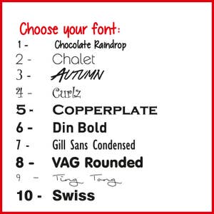 Motorhome Name Stickers, Choose From 18 Colours, 10 Fonts and 8 Sizes ...