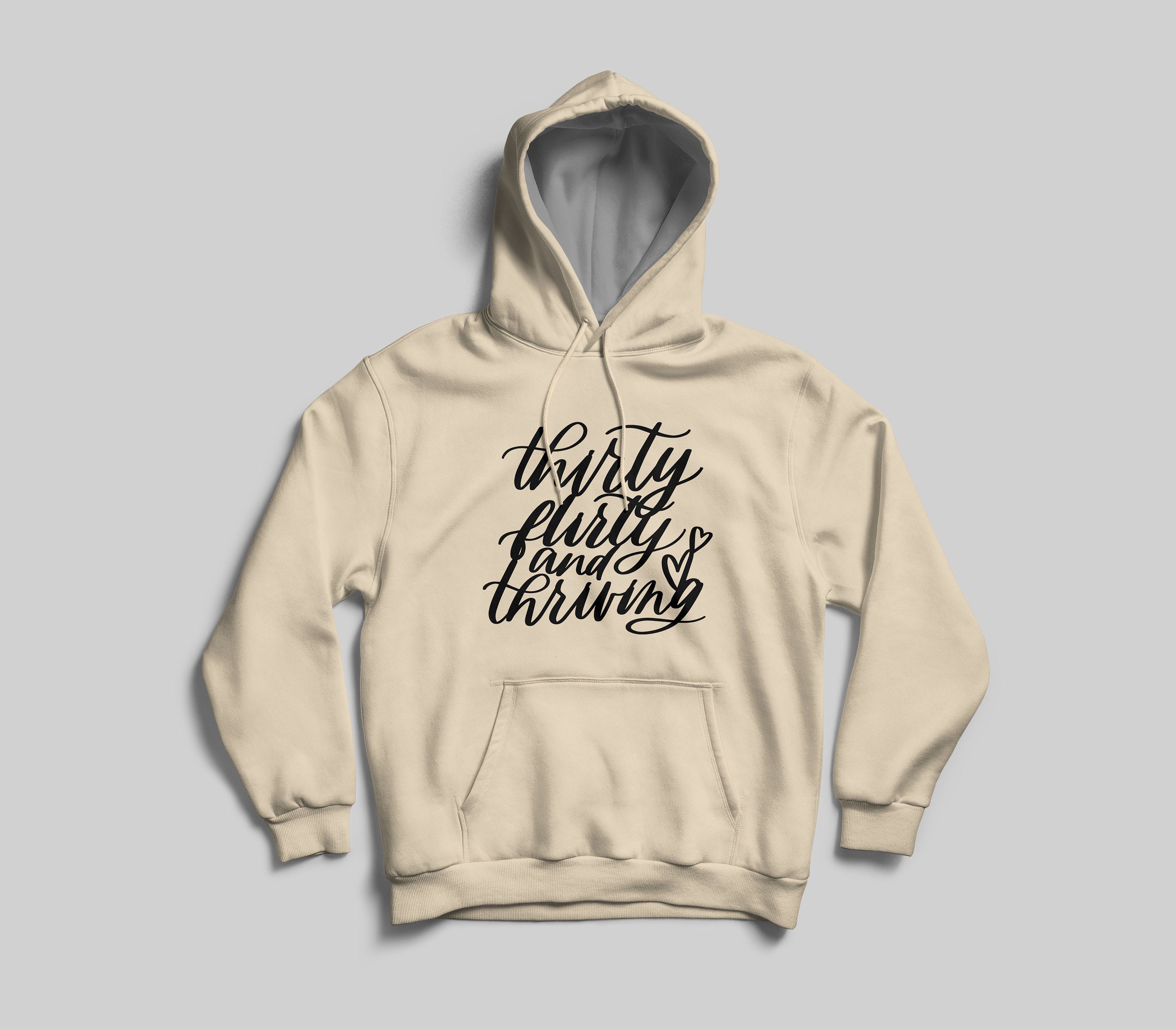 Thirty Flirty and Thriving SVG, Hand Lettered PNG, 30th Birthday ...