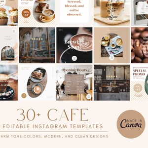 30+ Cafe Instagram Templates, Editable Social Media Templates, Coffee ...