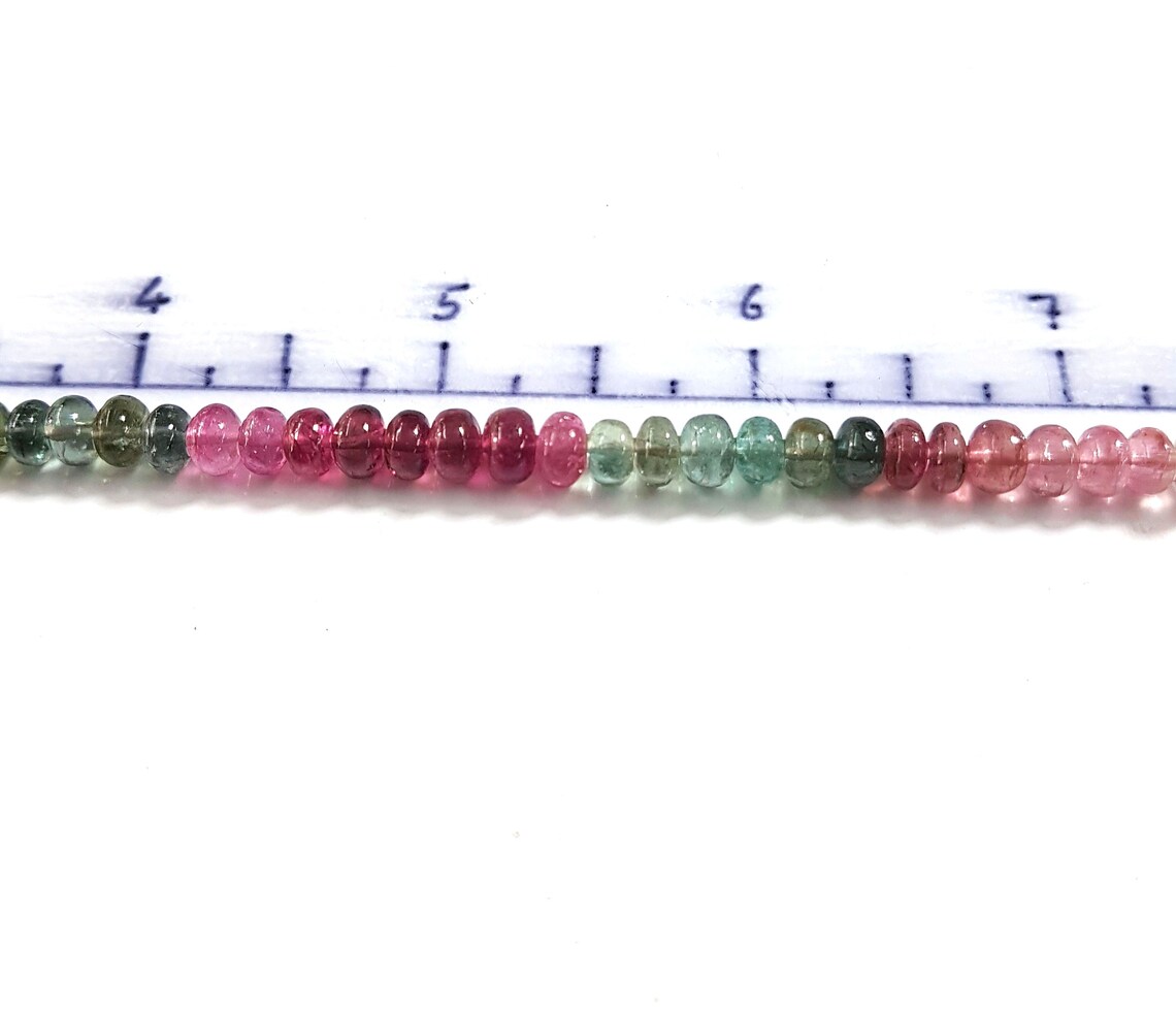 Wholesale Multi TOURMALINE GEMSTONE Smooth roundels multi | Etsy