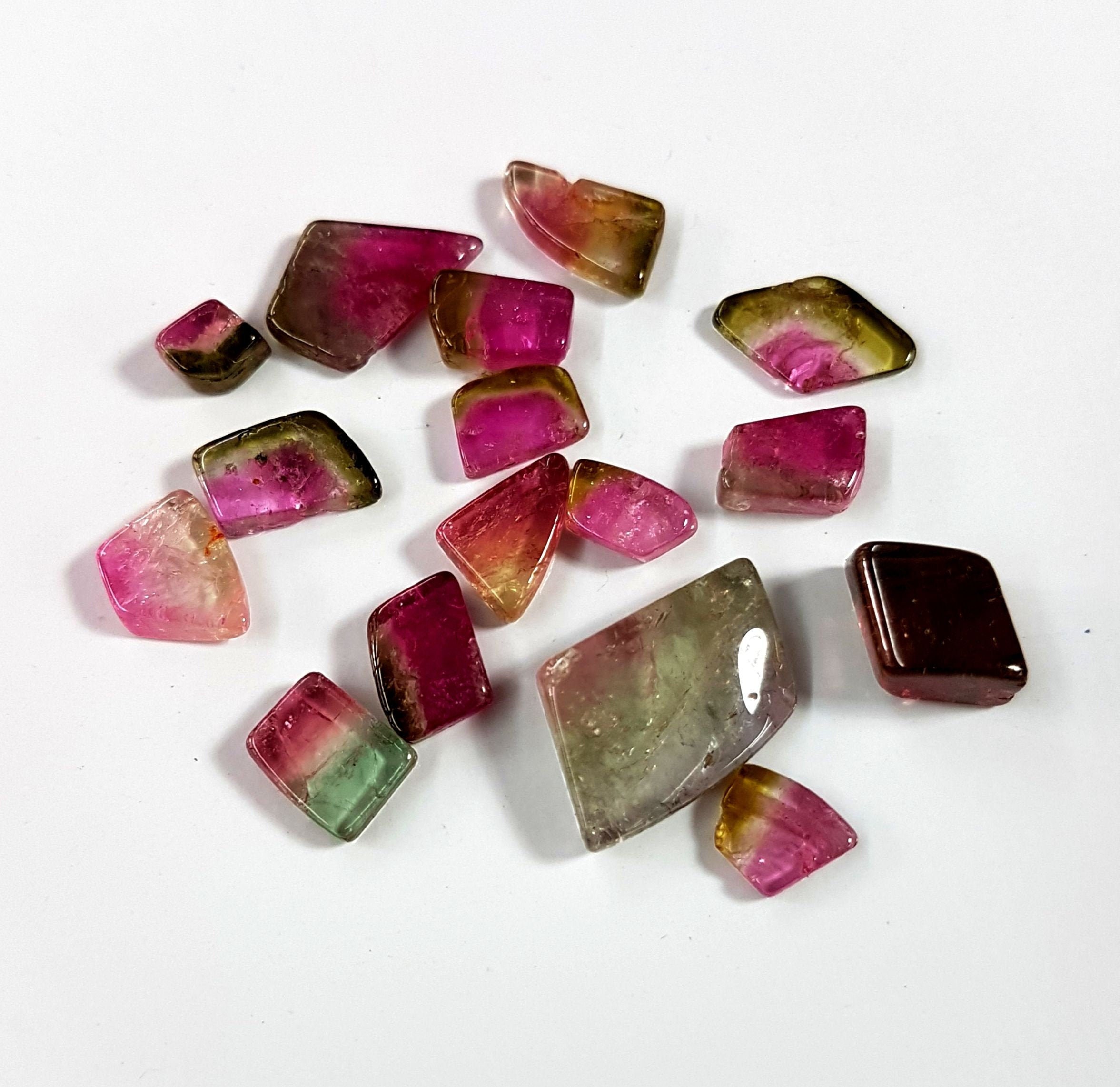 Tourmaline gemstone Watermelon Tourmaline cabochons loose | Etsy