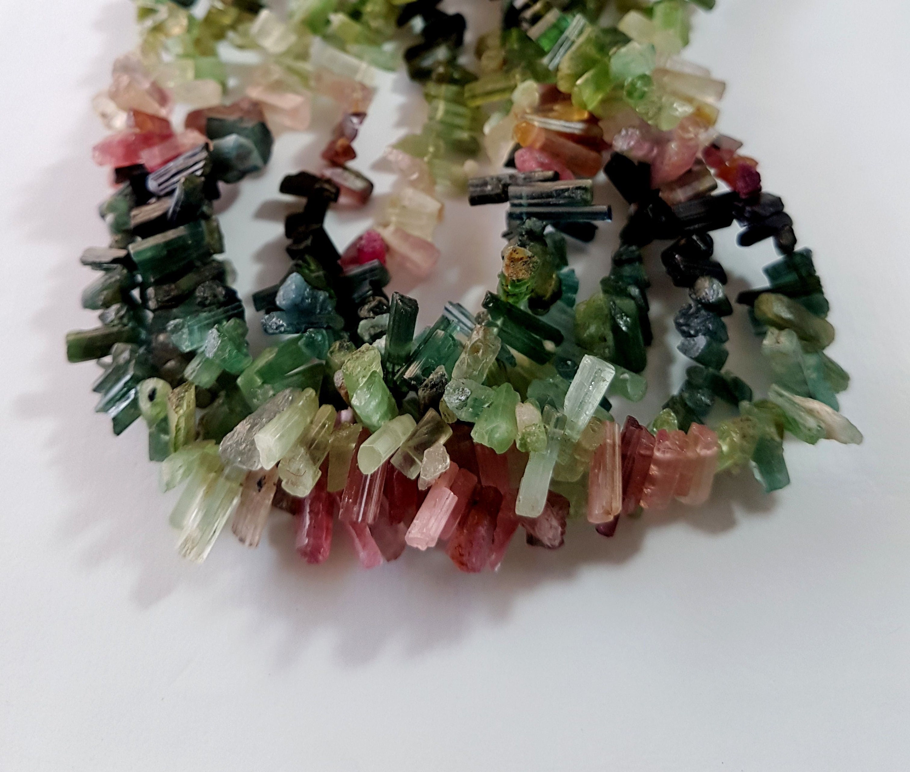 Minerales de turmalina verde rosa turmalina gema Multi | Etsy