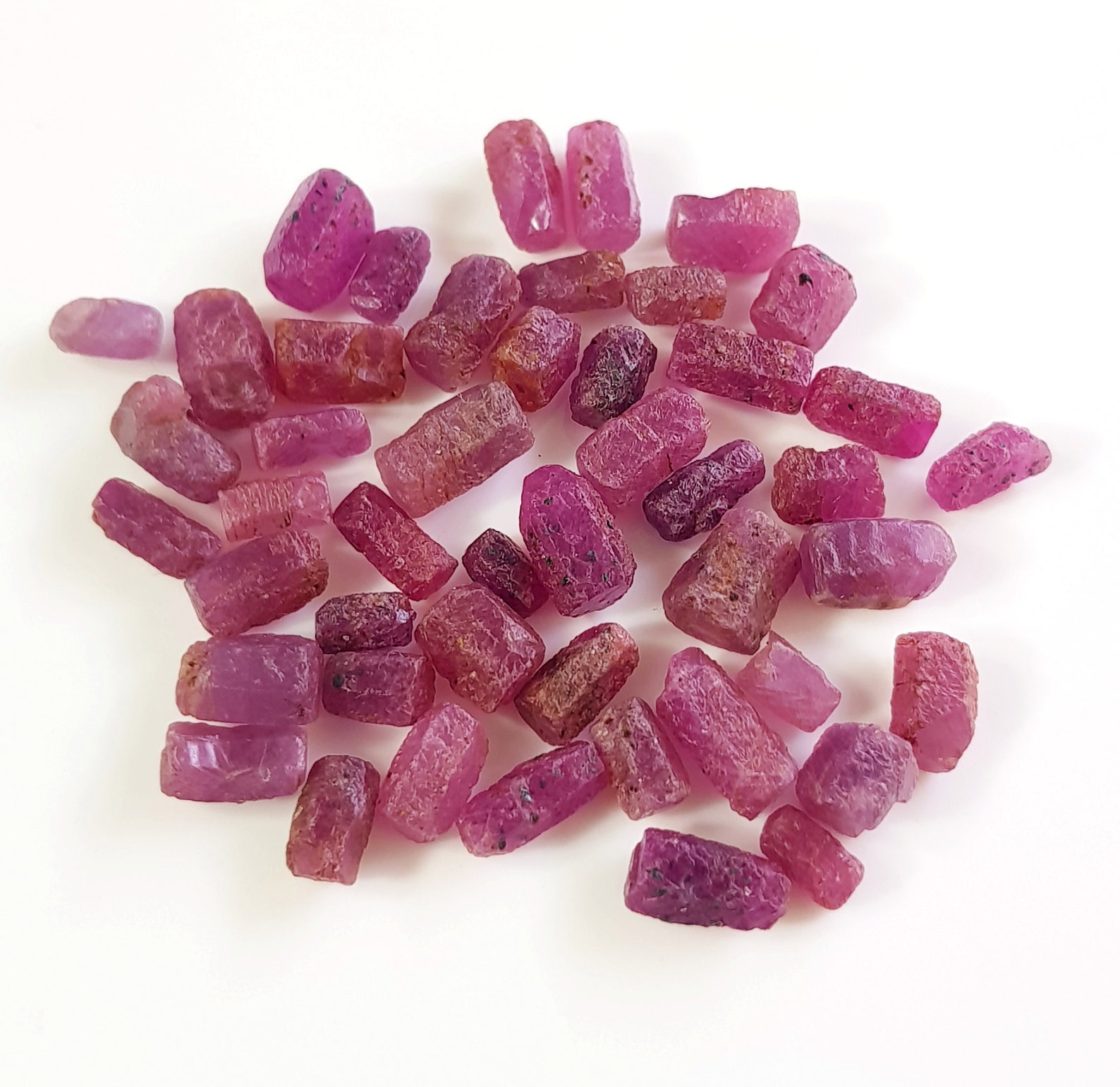 Natural RUBY Raw Rough Stone Ruby Sticks Loose Beads Loose - Etsy