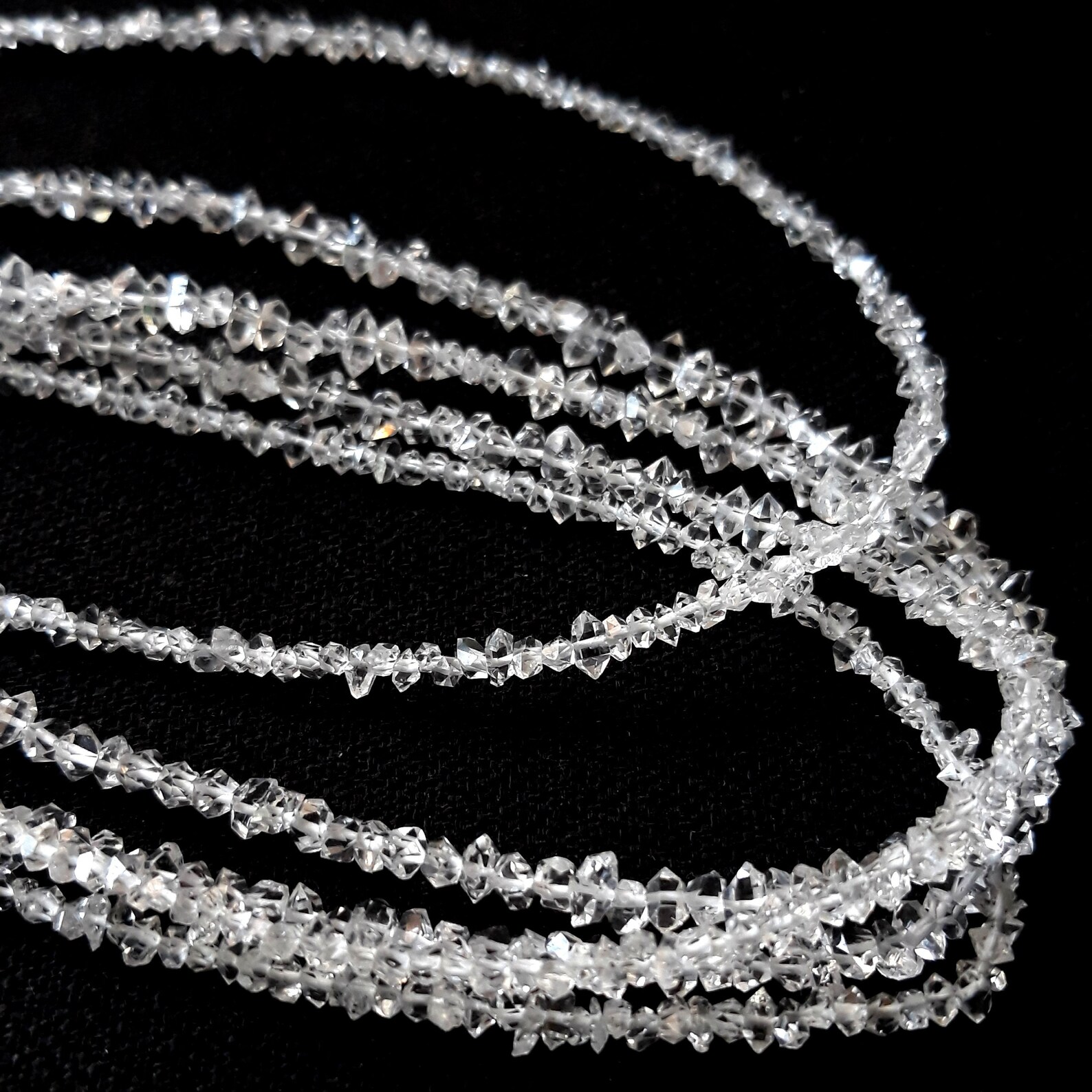 Brand New Amazing HERKIMER Diamond Quartz Beads,herkimer Rough Stone,3 ...