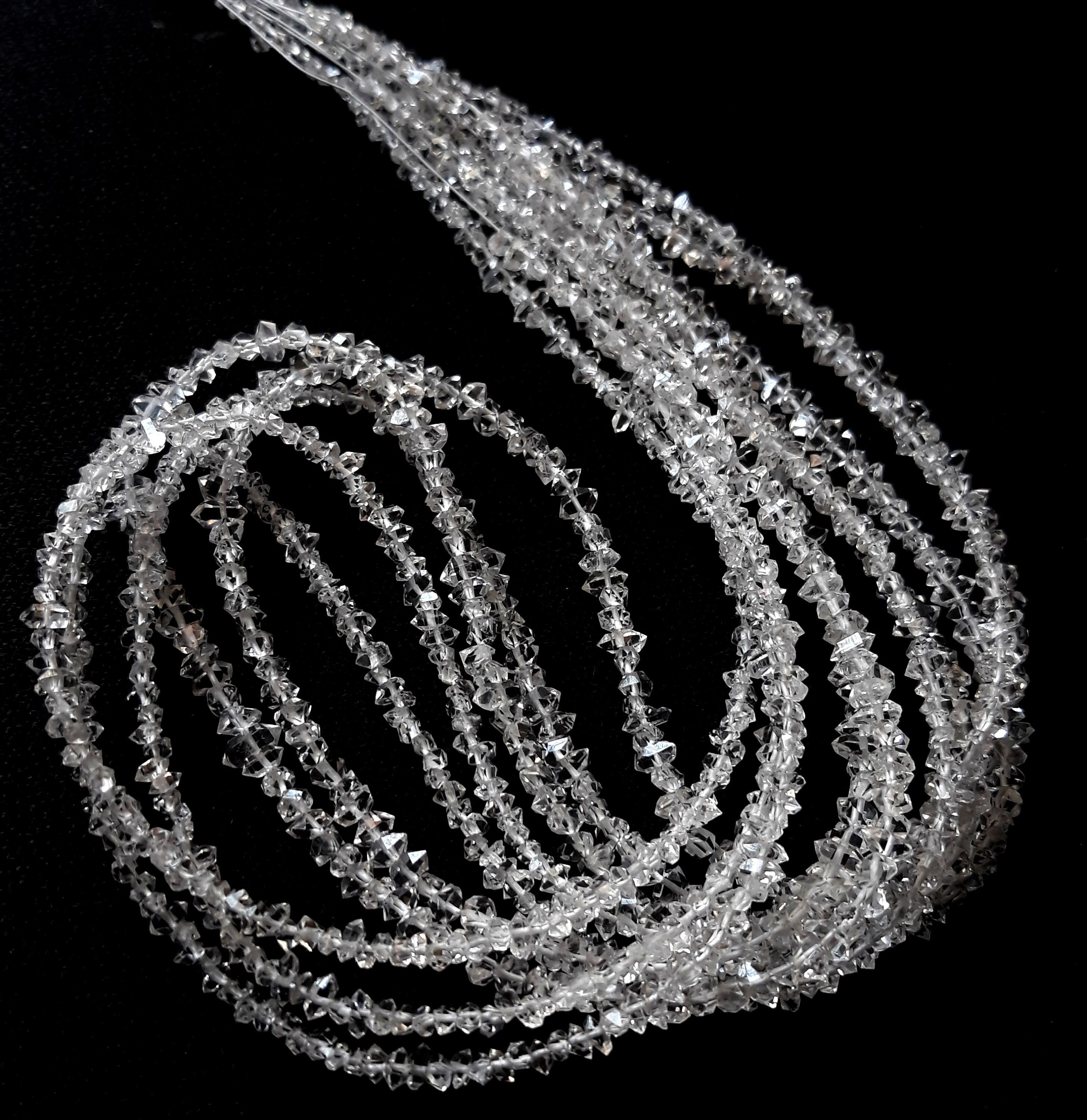 Brand New Amazing HERKIMER Diamond Quartz Beadsherkimer Rough | Etsy