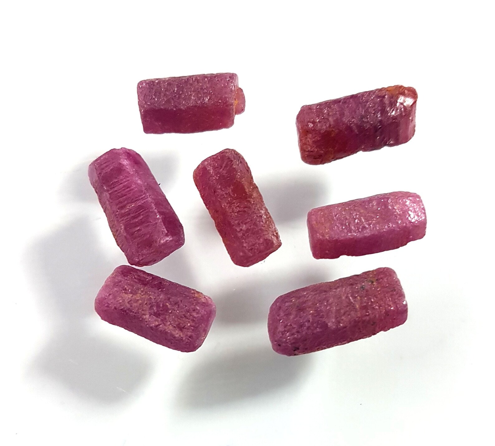 Natural RUBY Raw Rough Stone Ruby Sticks Loose Beads Loose | Etsy