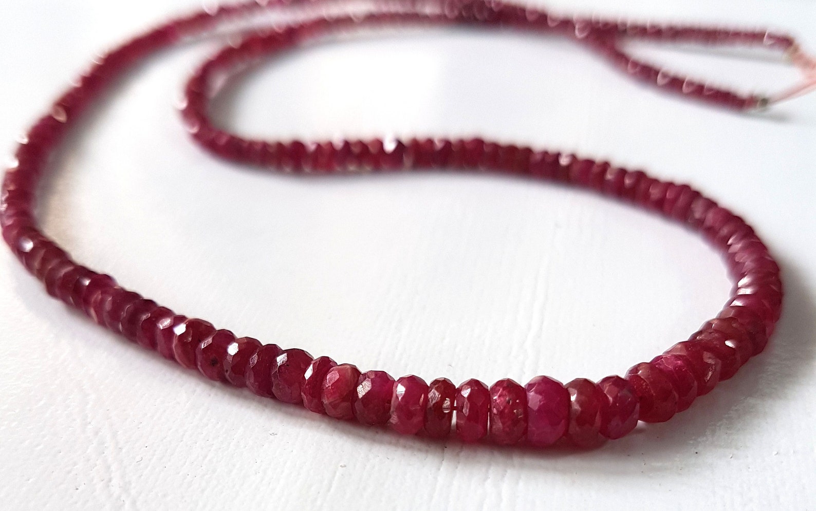 AFRICAN RUBY Gemstone Faceted Beads Red Ruby Beads Loose Beads - Etsy