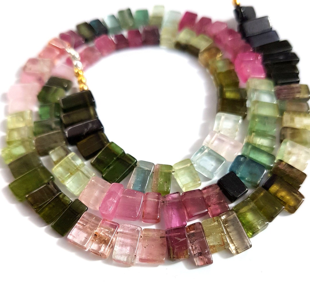 Watermelon Tourmaline Briolette, Multi Watermelon Tourmaline Gemstone ...
