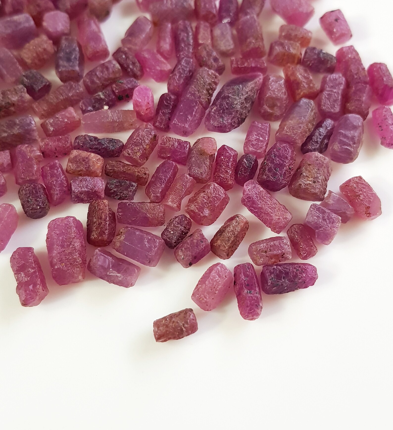 Natural RUBY Raw Rough Stone Ruby Sticks Loose Beads Loose - Etsy