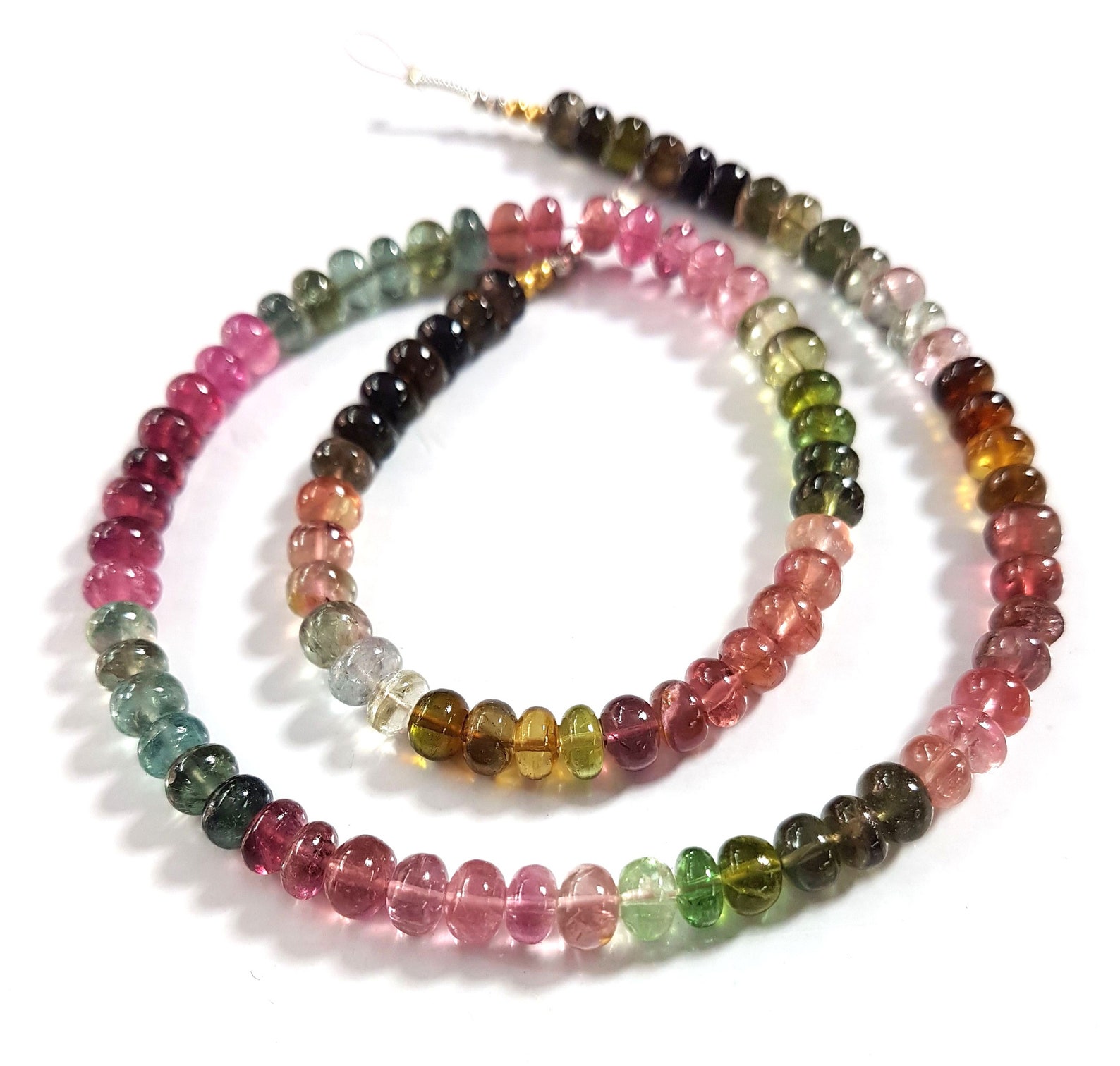 Wholesale Multi TOURMALINE GEMSTONE Smooth roundels multi | Etsy