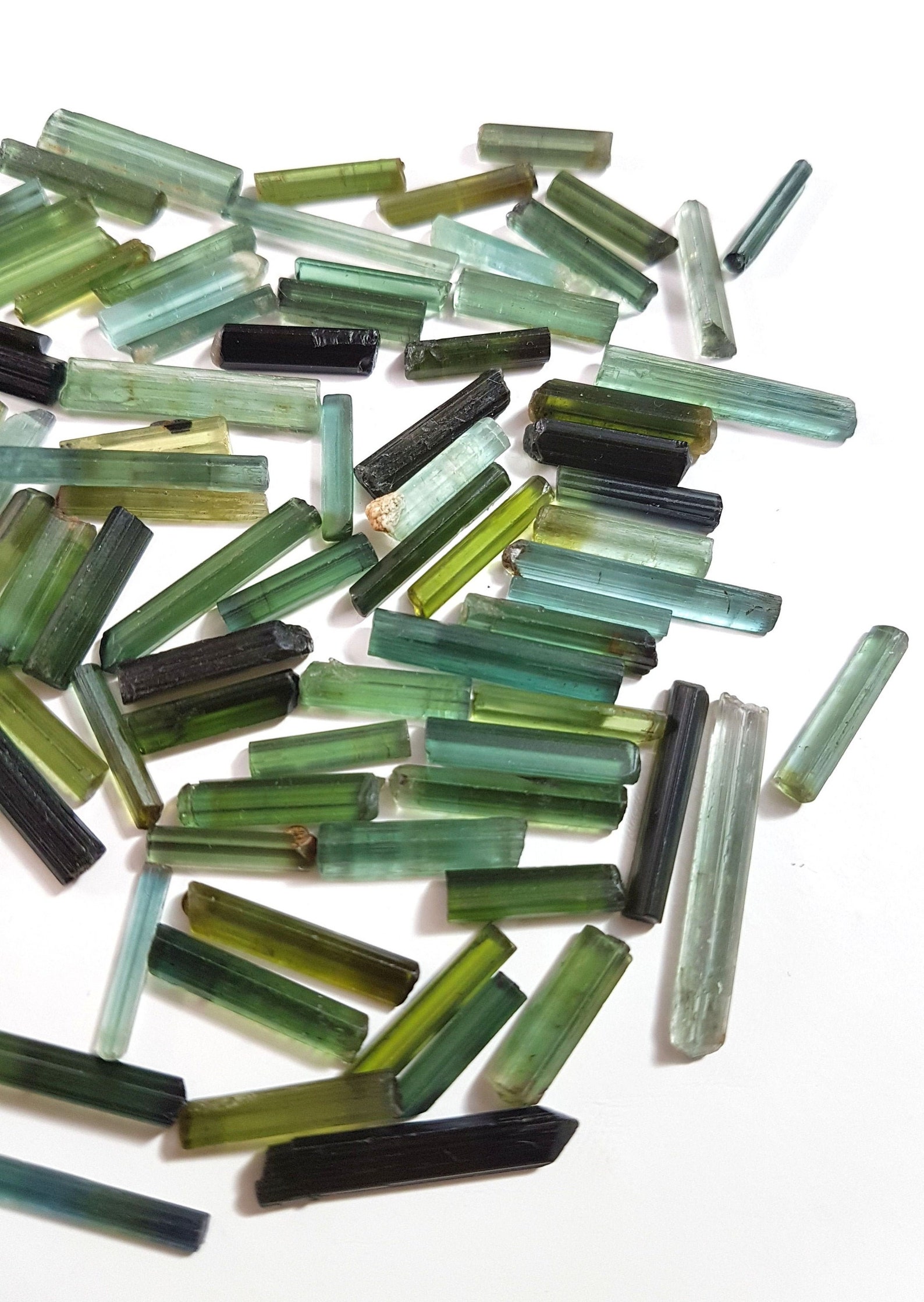 MULTI COLORS TOURMALINE Natural Watermelon Minerals Tourmaline - Etsy