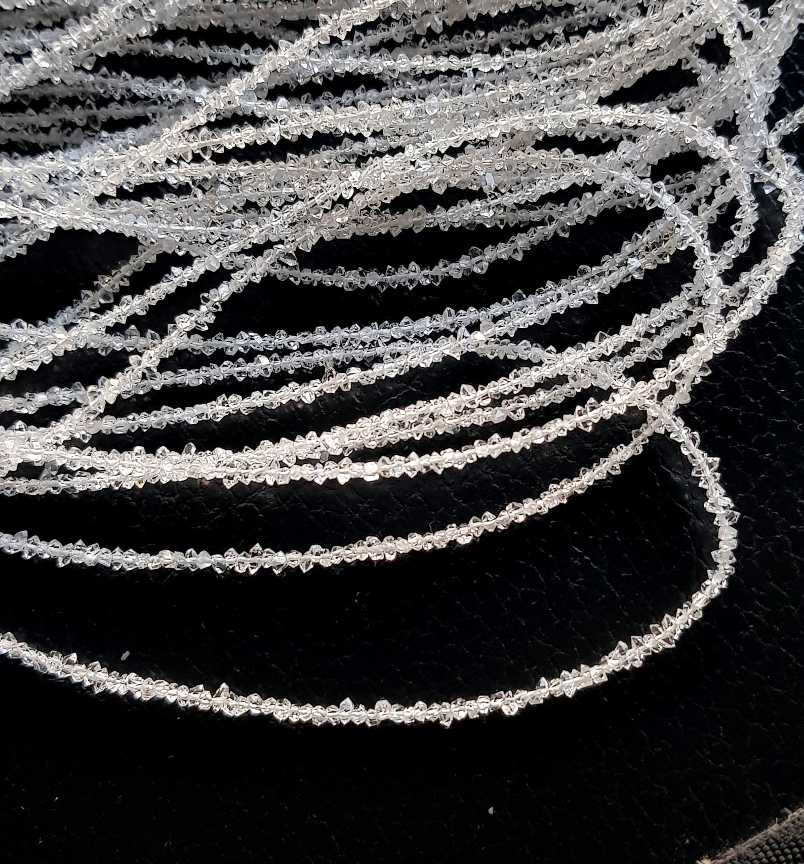 Brand New Amazing HERKIMER Diamond Quartz Beads,herkimer Rough Stone,3 ...