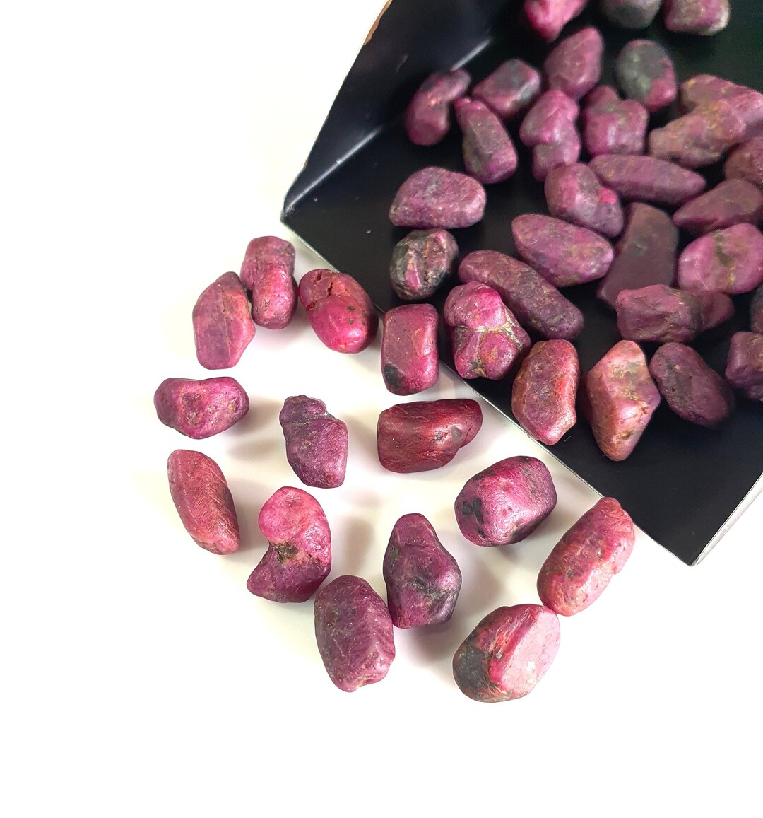 10 Pieces Natural Ruby Gemstone Row Ruby Rough Stick for - Etsy