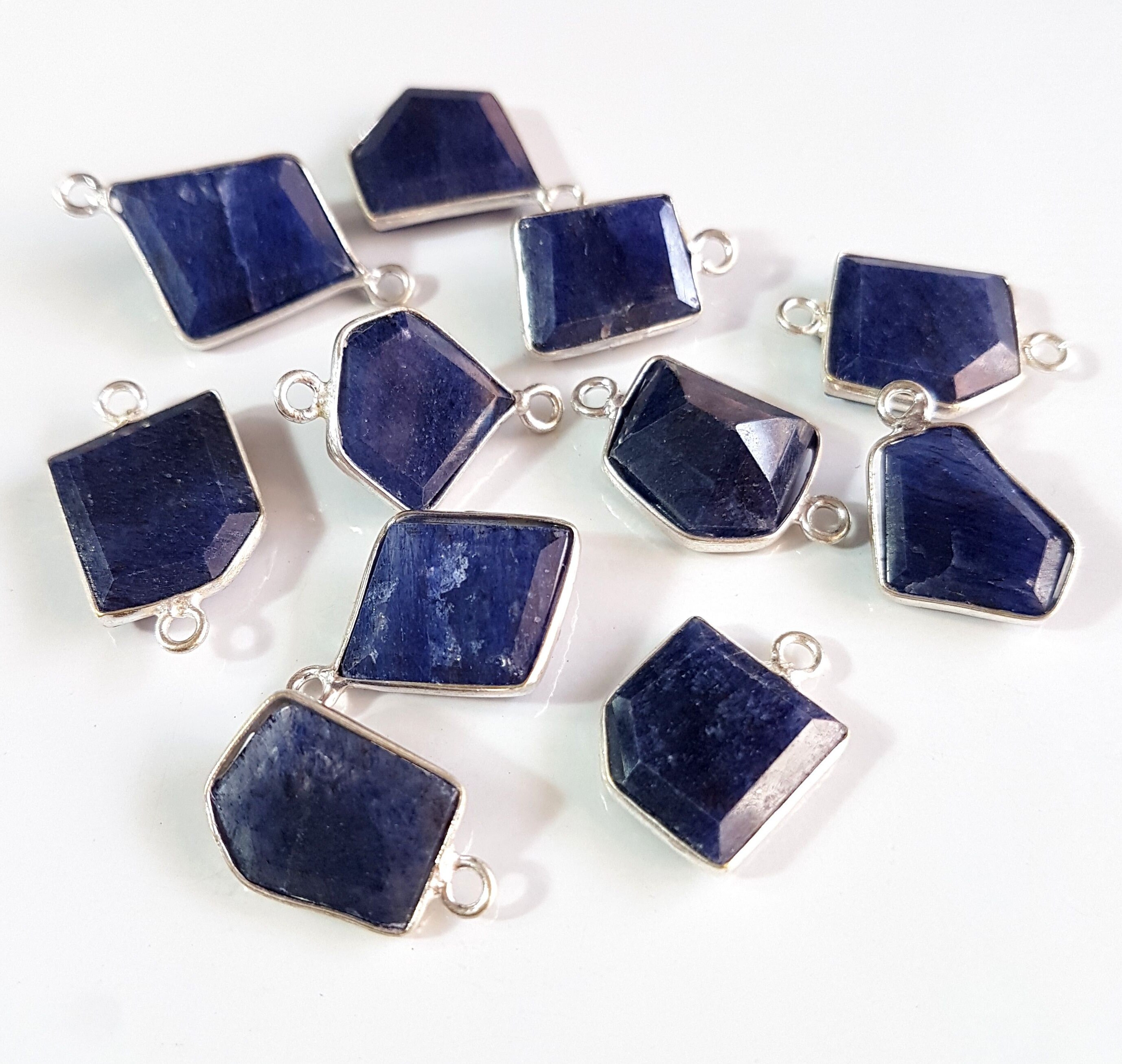 Jewelry Making & Beading Connectors 5 Piece Sodalite Gemstone Connector ...