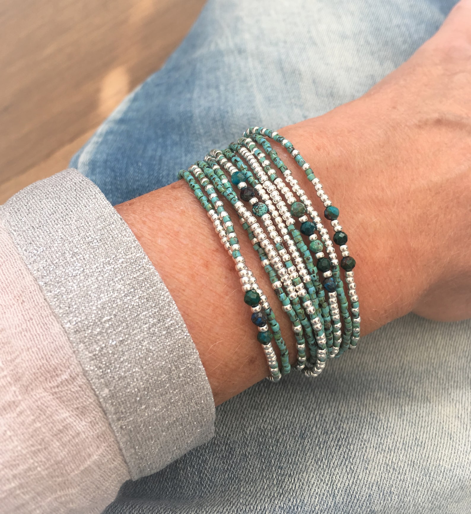 Bracelets, bijoux en pierres précieuses, bijoux en plaqué argent ...