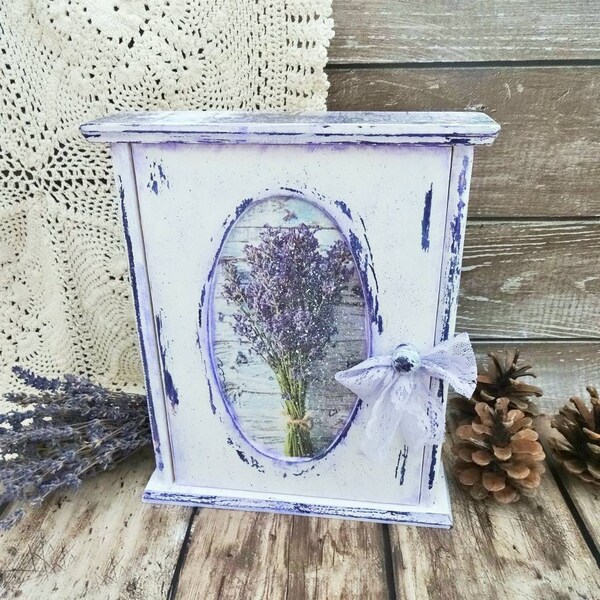 Shabby Chic Wall Cabinet - Etsy