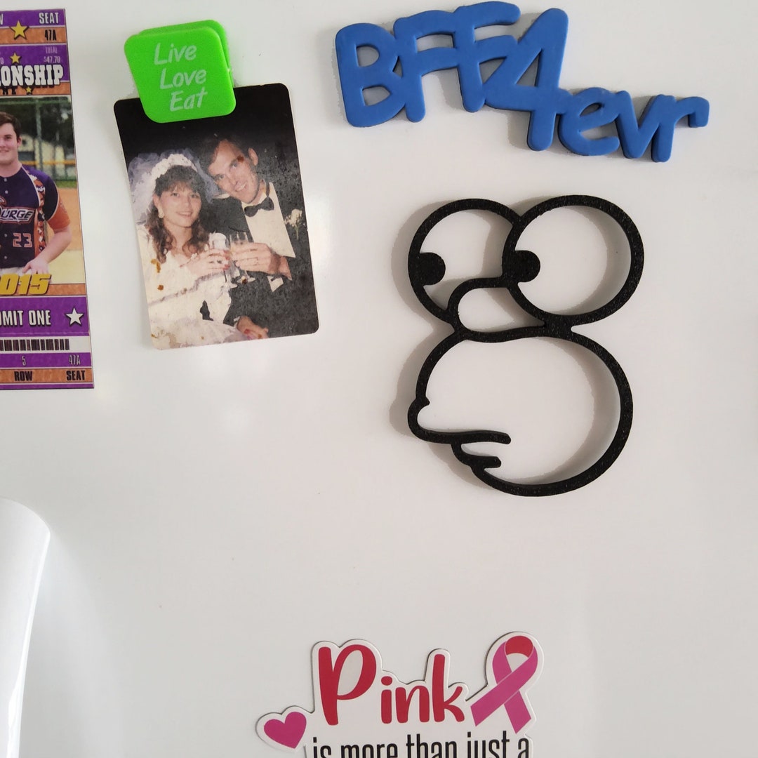 Homer Simpson Refrigerator Magnet, Fridge, 2 - 4lb Rare Earth Magnets ...