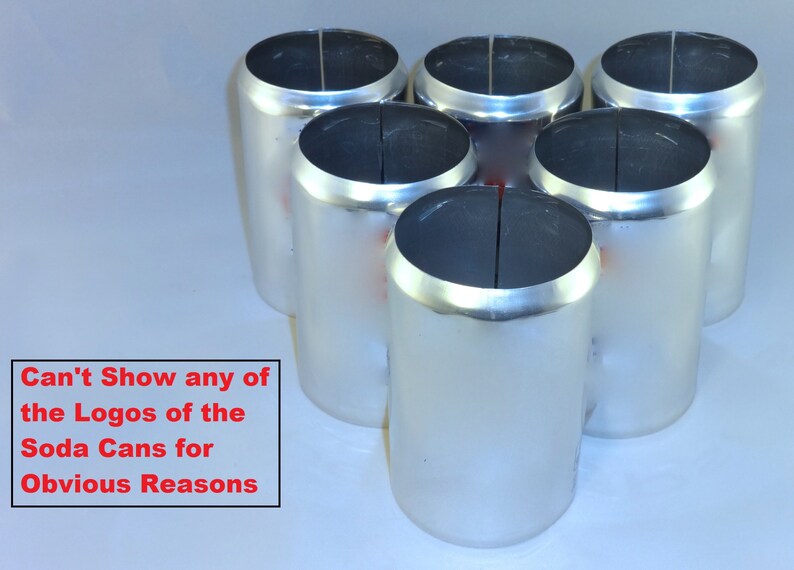 6 Pack of Silver, 12 Oz Beer Hider Soda Can Covers, Sleeve, Wrap, Camo ...